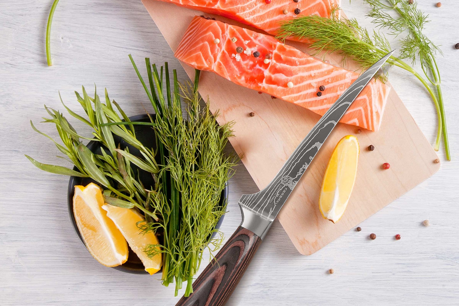 Kessaku 7" Flexible Fillet Knife - Samurai Series – KessakuUSA